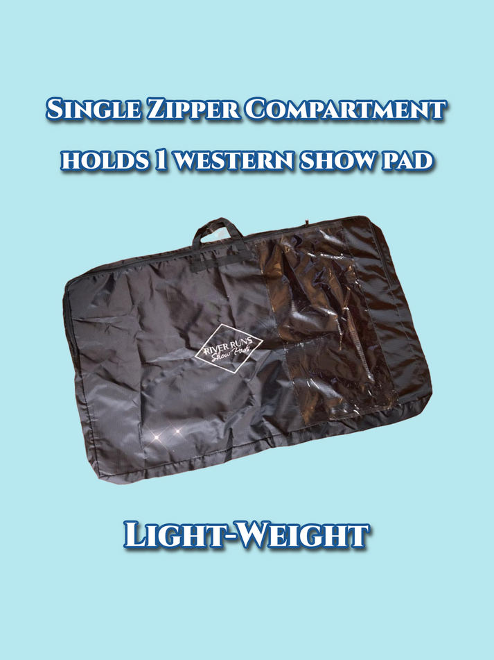 Light-Weight Western Pad Bag – River Runs Show Pads LLC